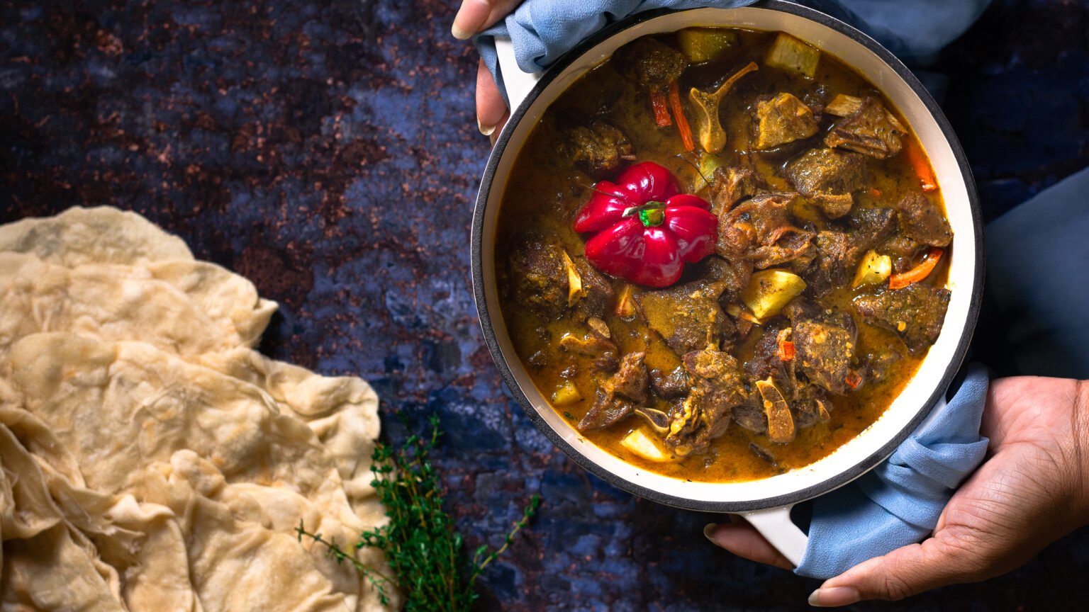 Jamaican-Style Roti Flatbread - The Stush Kitchen