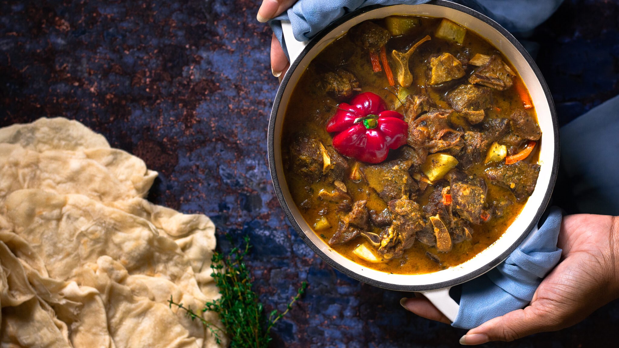 Jamaican-Style Roti Flatbread - The Stush Kitchen