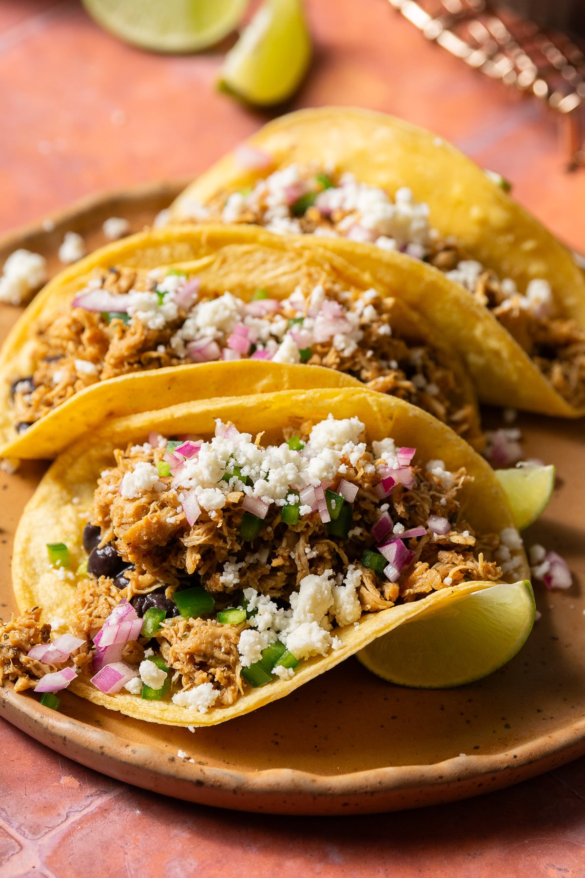 Easy Chicken Tinga Tacos - The Stush Kitchen