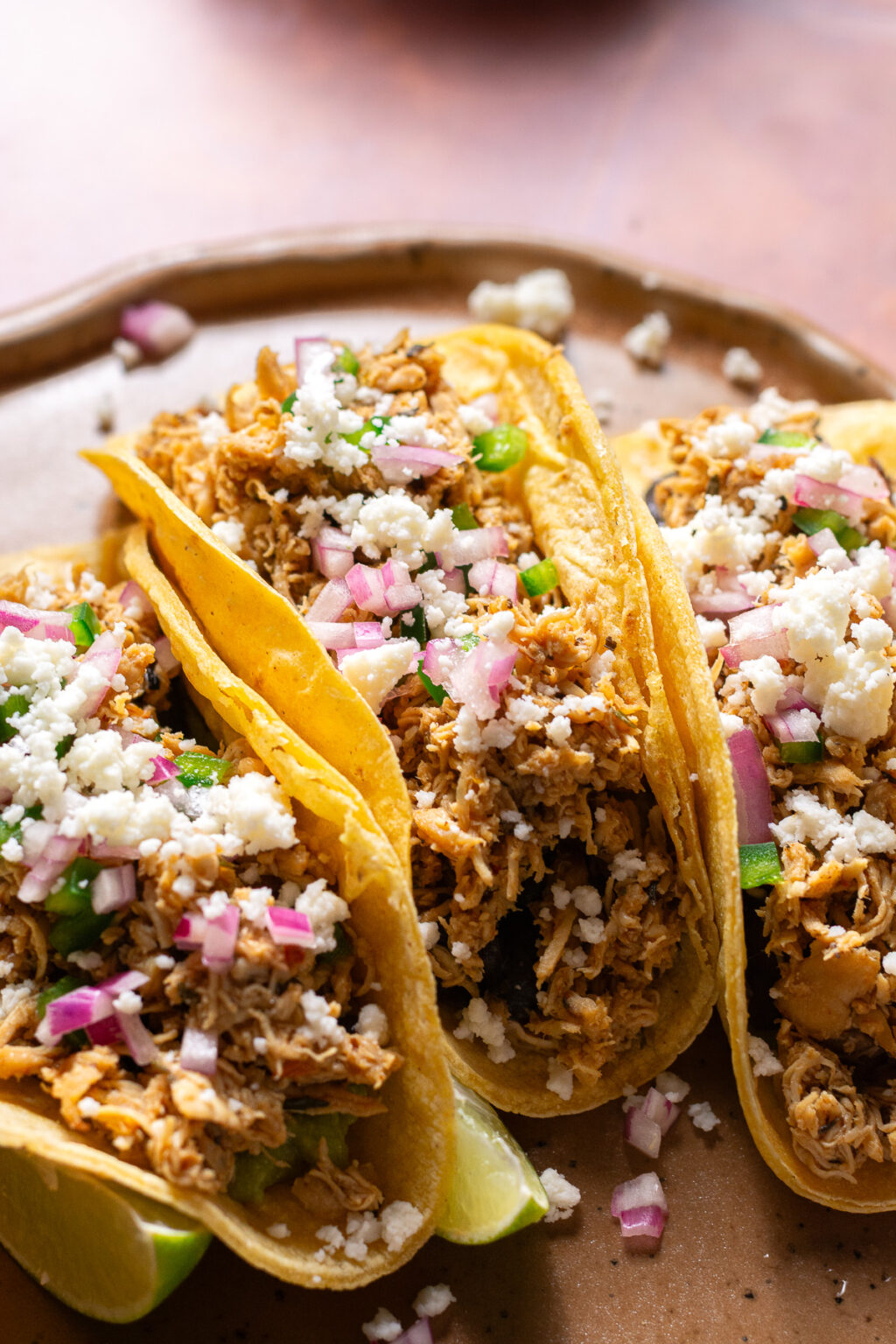 Easy Chicken Tinga Tacos - The Stush Kitchen