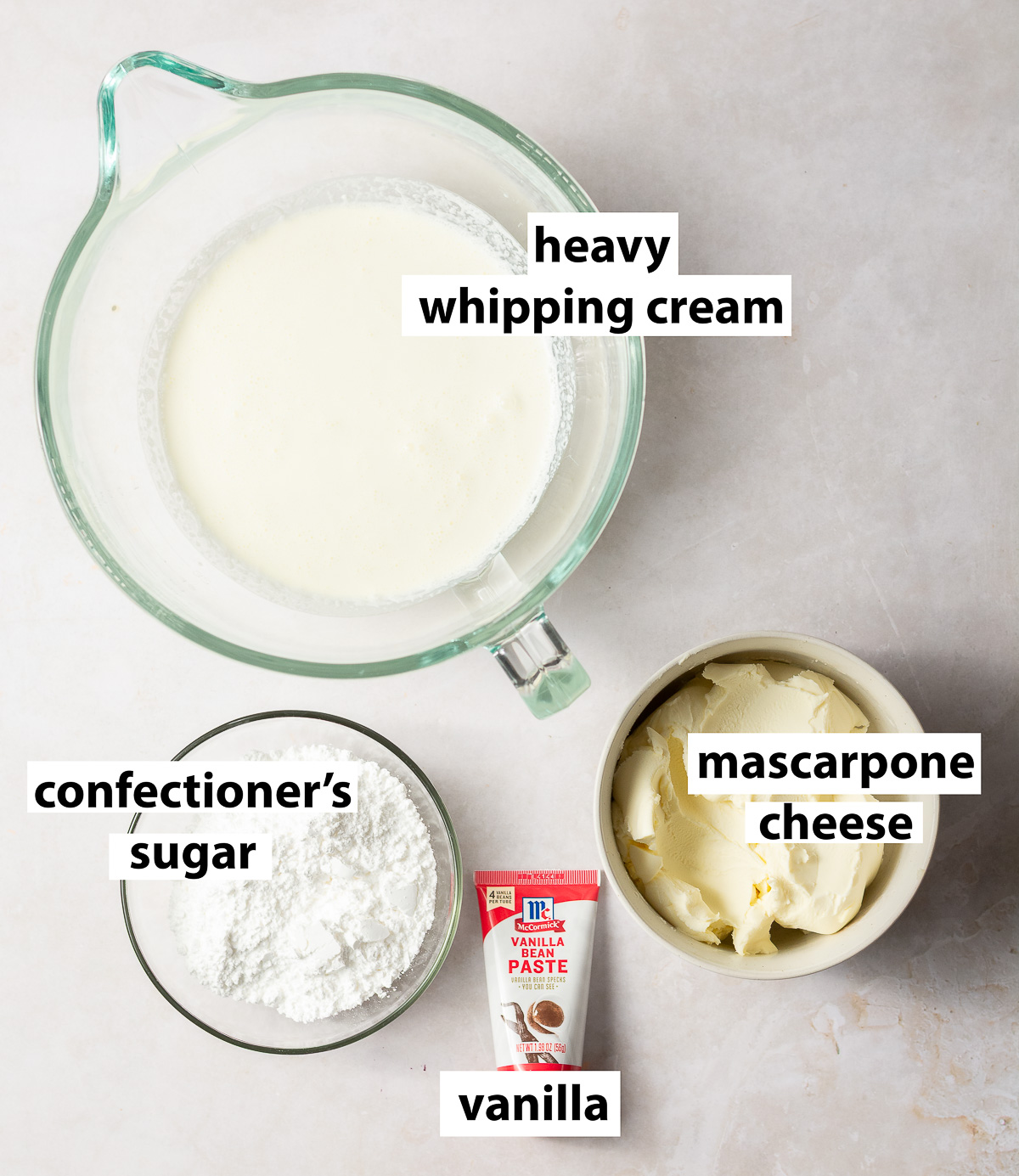 Easy Mascarpone Whipped Cream Recipe (Whole Foods Copycat) - The Stush ...