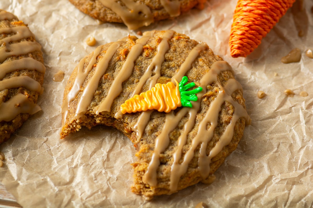 The BEST Brown Butter Carrot Cake Cookies - The Stush Kitchen