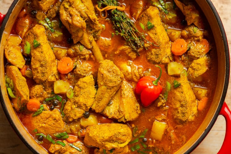 Authentic Jamaican Curry Chicken Recipe The Stush Kitchen