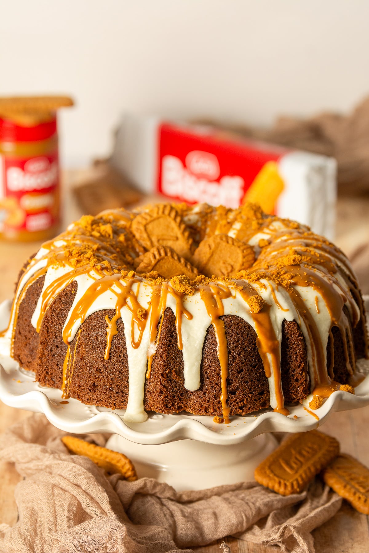 Biscoff Cookie Butter Cake (Nothing Bundt Cake Copycat) - The Stush Kitchen