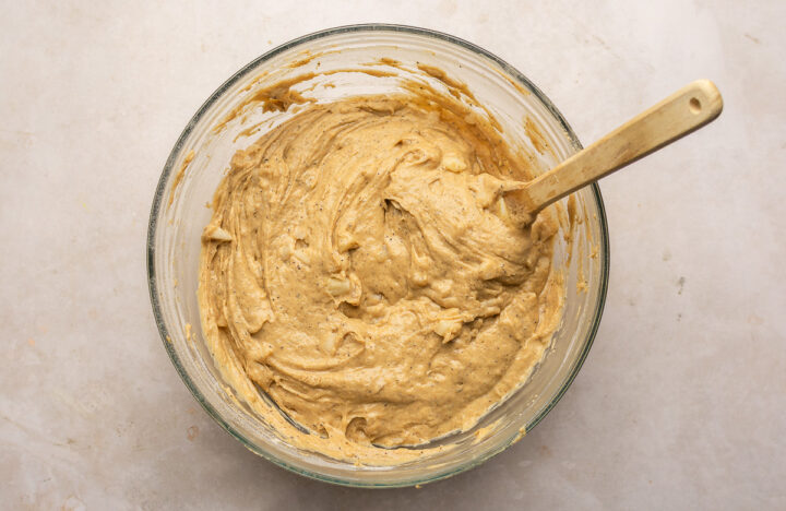 Spiced Pear Crumb Cake - The Stush Kitchen